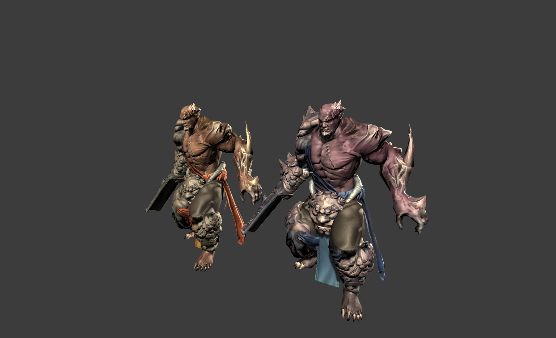 ArtStation - Demon Mutant Fighter | Game Assets