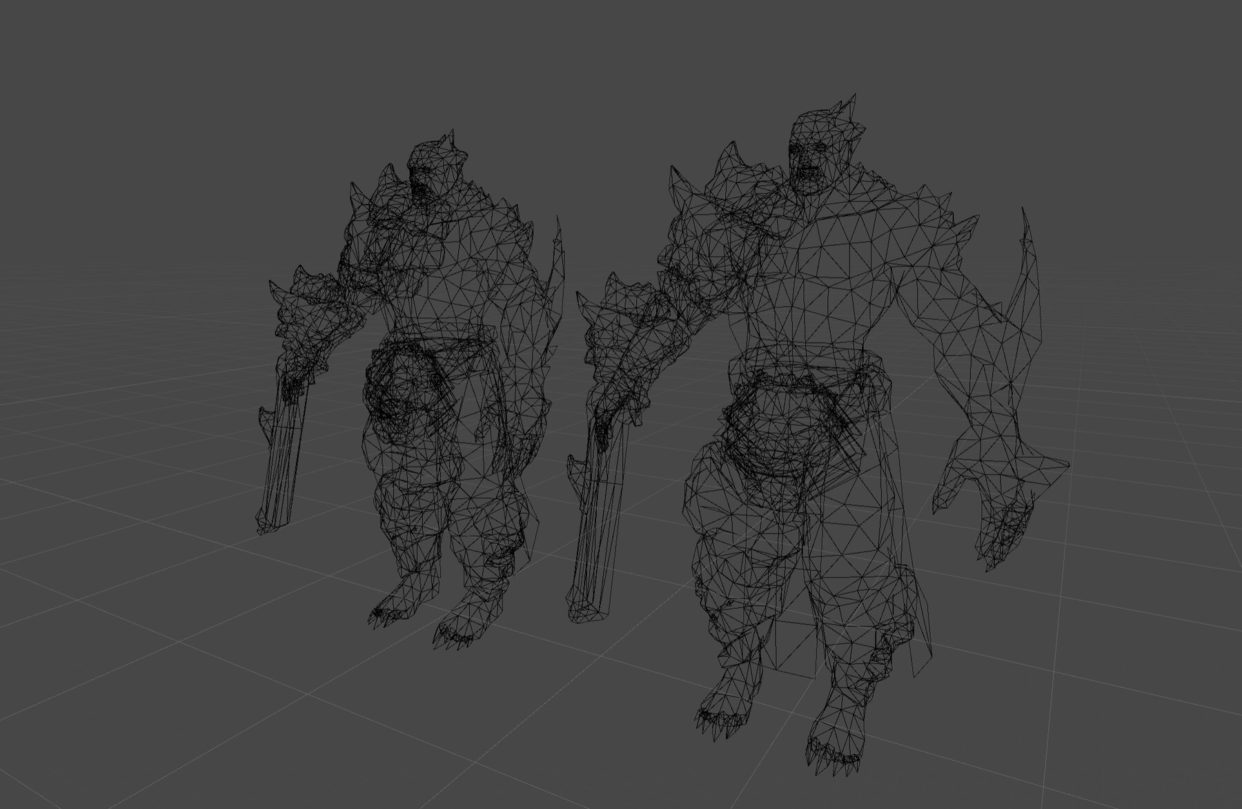 ArtStation - Demon Mutant Fighter | Game Assets