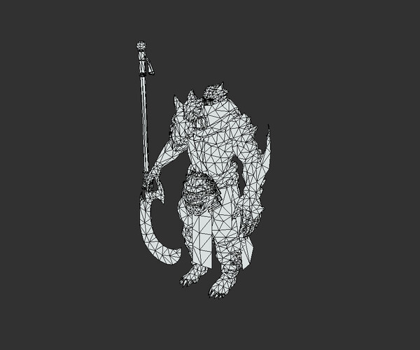 ArtStation - Demon Mutant Wizard | Game Assets