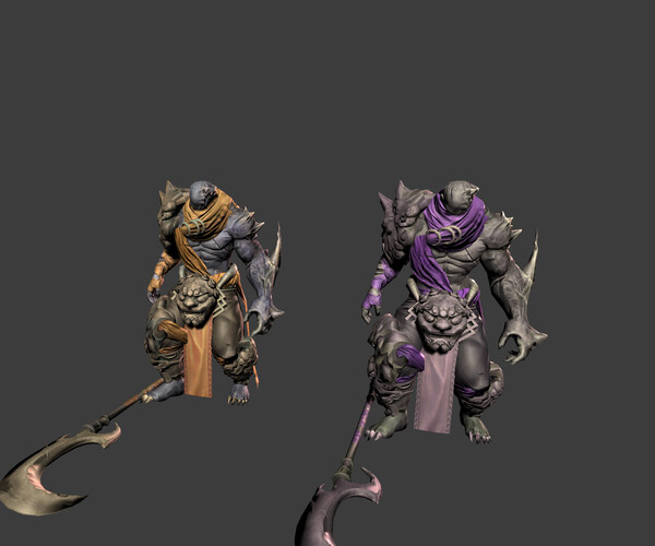 ArtStation - Demon Mutant Wizard | Game Assets