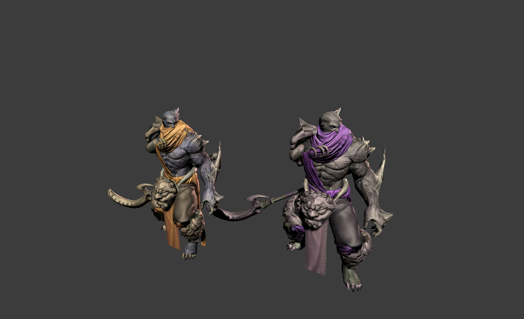 ArtStation - Demon Mutant Wizard | Game Assets