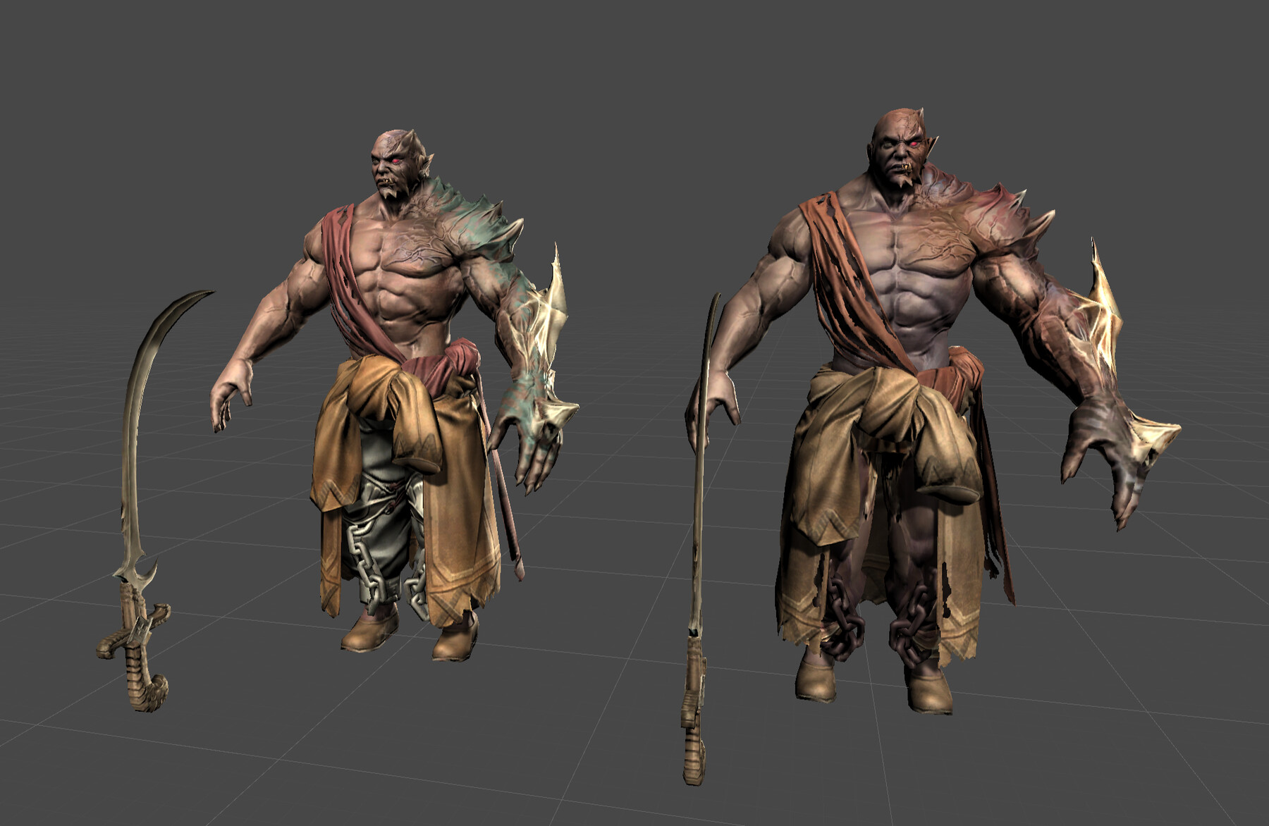 ArtStation - Demon Mutant Blade | Game Assets