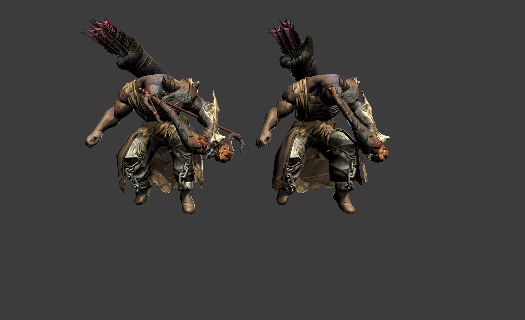 ArtStation - Demon Mutant Archer | Game Assets