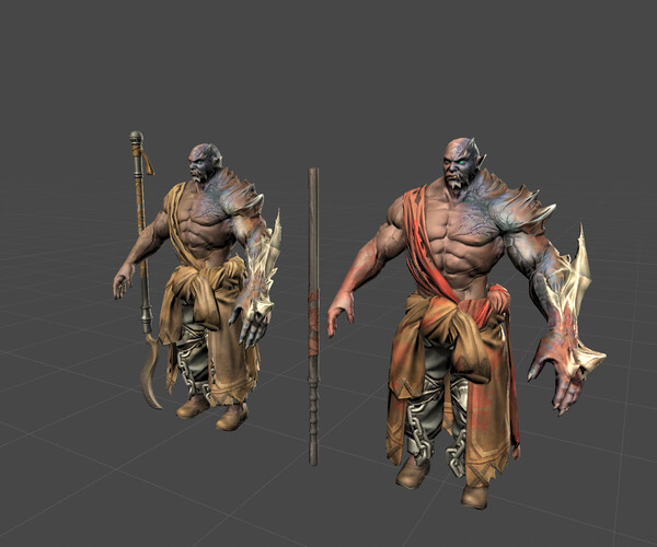 ArtStation - Demon Mutant Stick | Game Assets