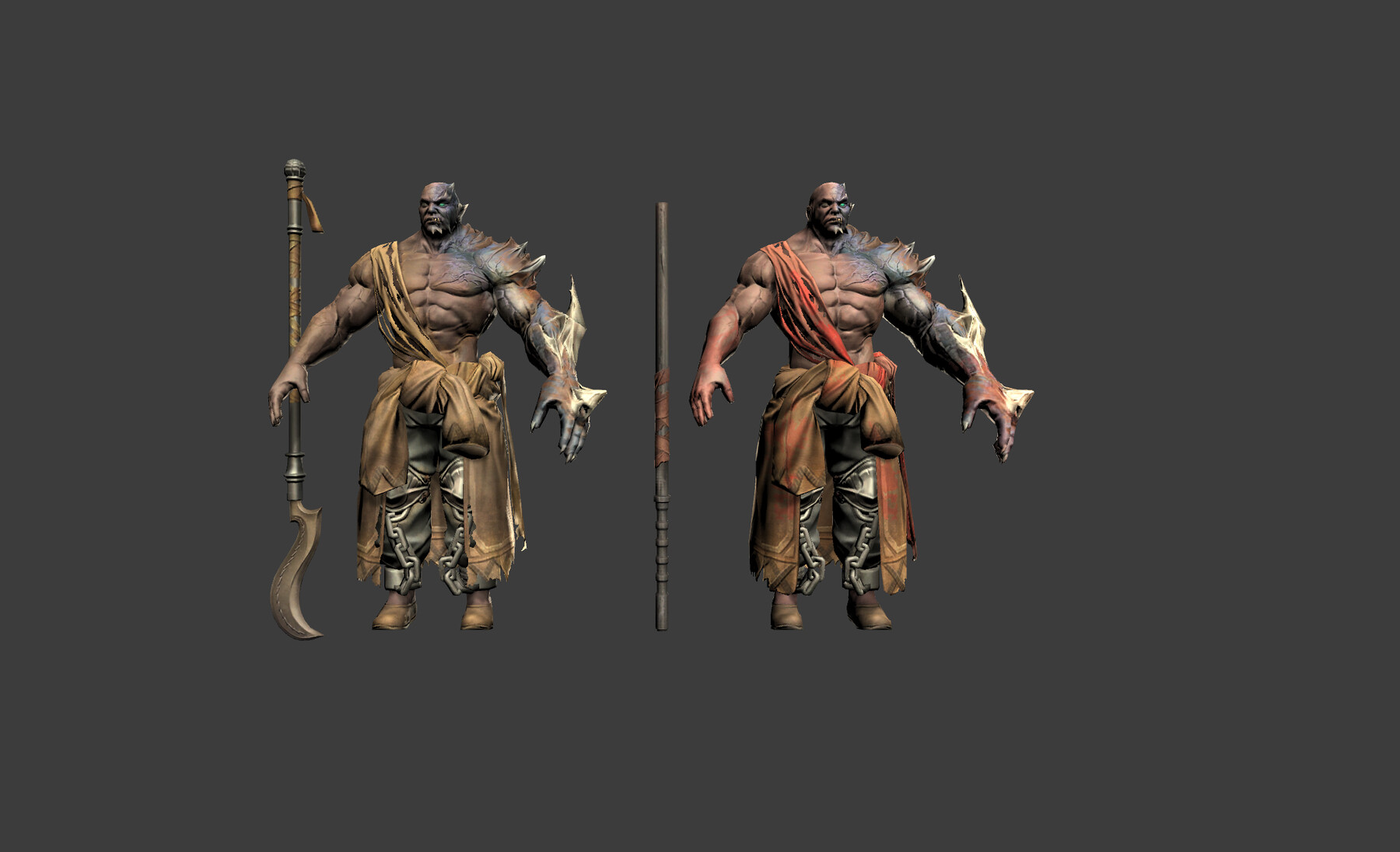 ArtStation - Demon Mutant Stick | Game Assets