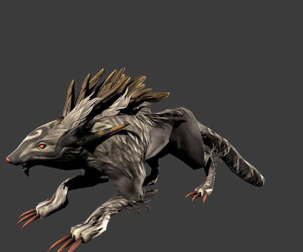 ArtStation - Raccoon Dog Animal Mutant | Game Assets