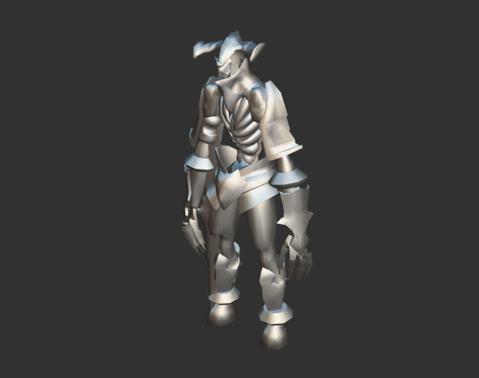 ArtStation - Demon Skeleton Mutant | Game Assets