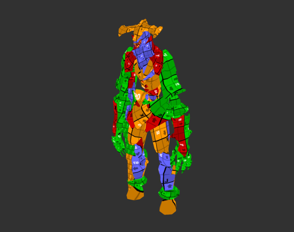 ArtStation - Demon Skeleton Mutant | Game Assets