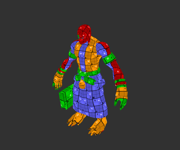 ArtStation - Mutant Orc Wizard | Game Assets