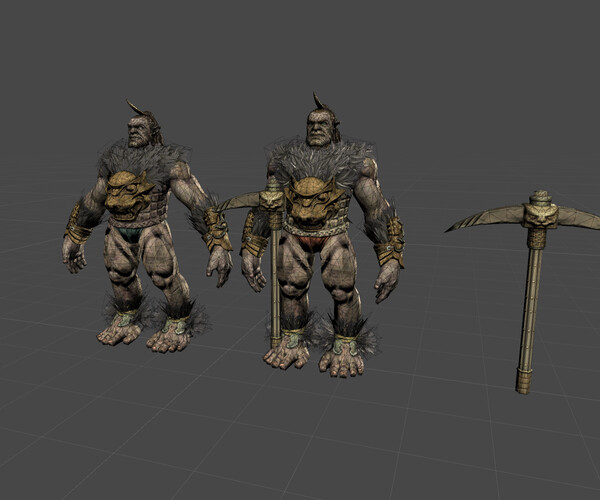 ArtStation - Mutant Orc Warrior | Game Assets