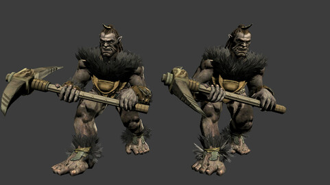 ArtStation - Mutant Orc Warrior | Game Assets