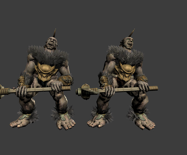 ArtStation - Mutant Orc Warrior | Game Assets