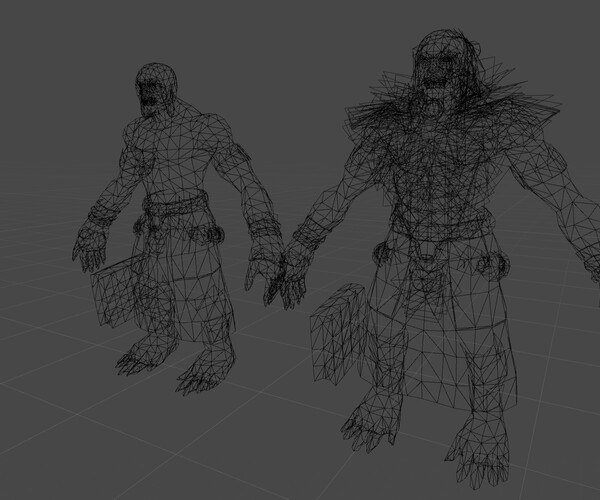 ArtStation - Mutant Orc Wizard | Game Assets