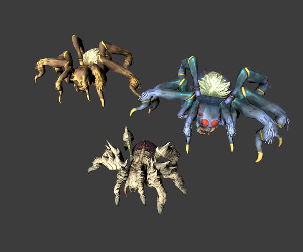 ArtStation - Alien Spider Beast Mutant | Game Assets