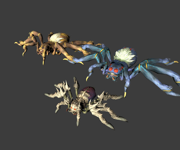 ArtStation - Alien Spider Beast Mutant | Game Assets