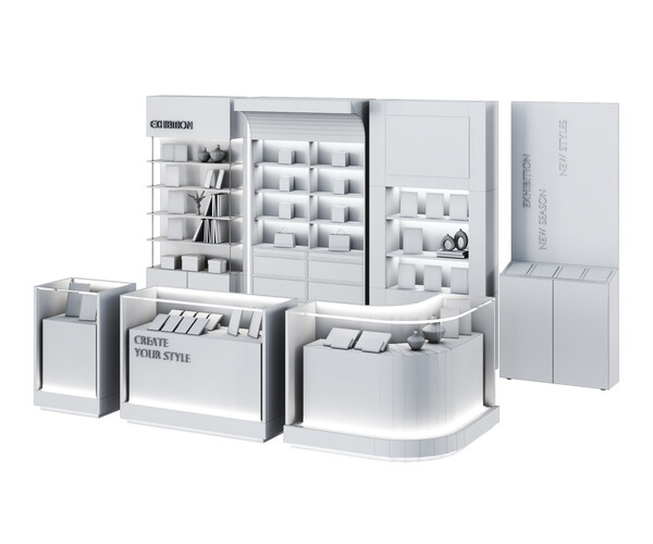 ArtStation - store, shop, showcase, exhibition, advertisement, gallery ...