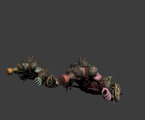 ArtStation - Mutant Troll Fighter | Game Assets