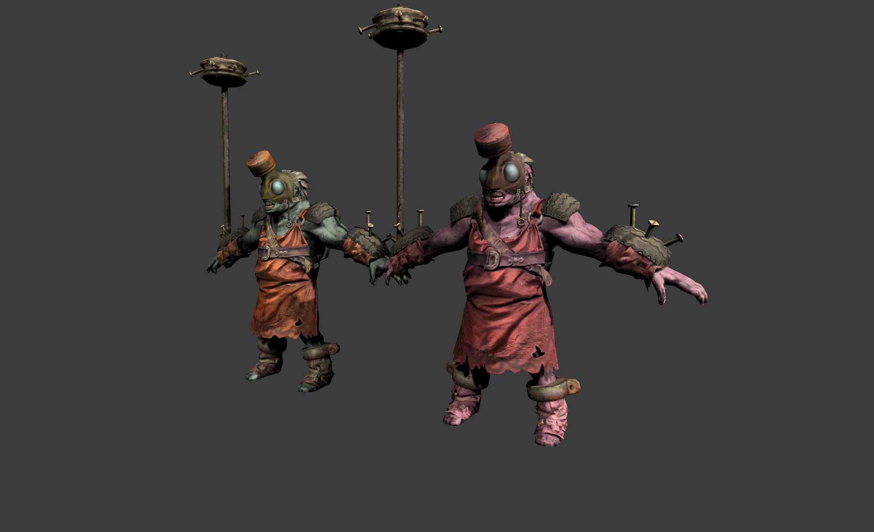 ArtStation - Mutant Troll Fighter | Game Assets