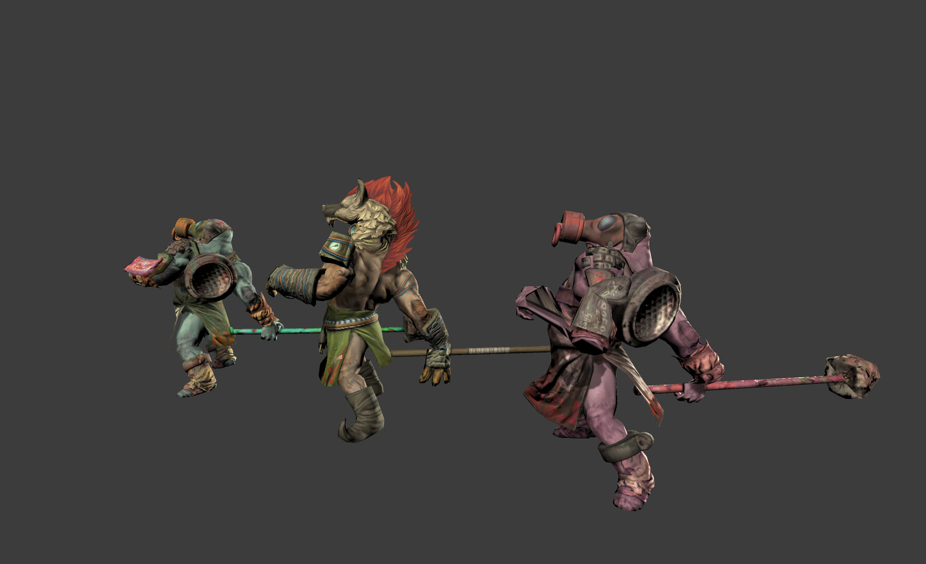 ArtStation - Mutant Troll Warrior | Game Assets