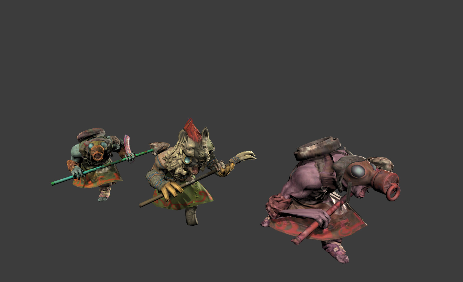 ArtStation - Mutant Troll Warrior | Game Assets