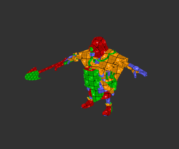 ArtStation - Mutant Troll Worker | Game Assets