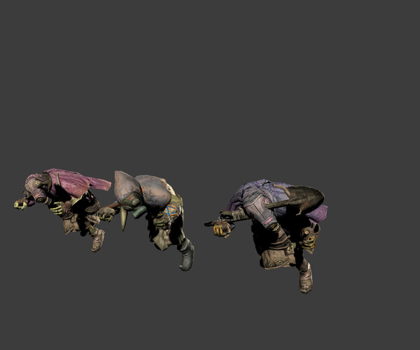 ArtStation - Mutant Troll Worker | Game Assets