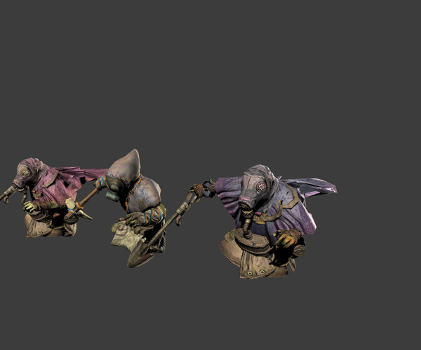 ArtStation - Mutant Troll Worker | Game Assets