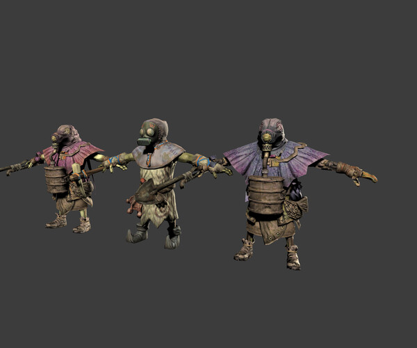 ArtStation - Mutant Troll Worker | Game Assets