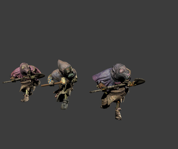 ArtStation - Mutant Troll Worker | Game Assets