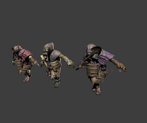 ArtStation - Mutant Troll Worker | Game Assets