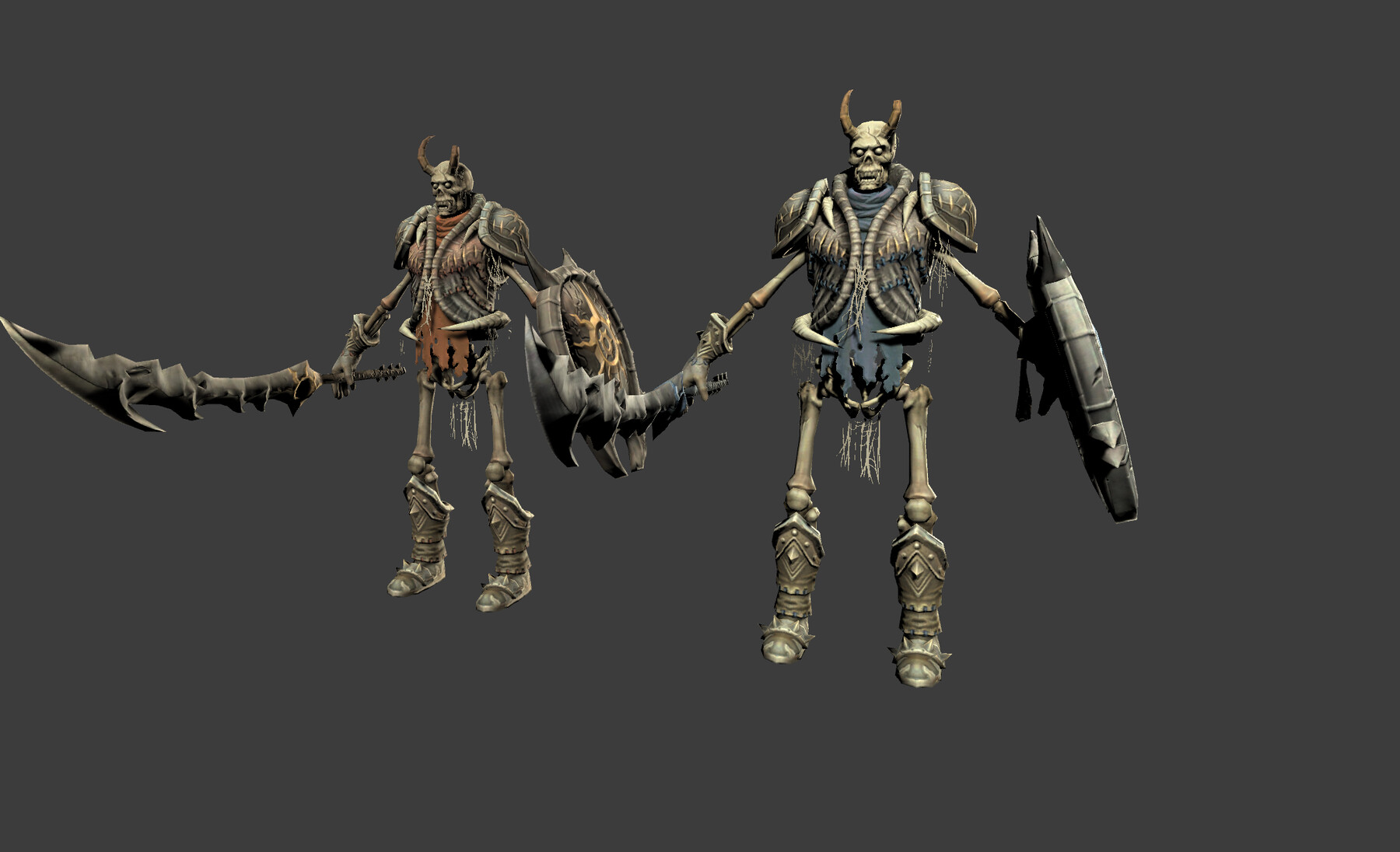 ArtStation - Warrior Skeleton | Game Assets