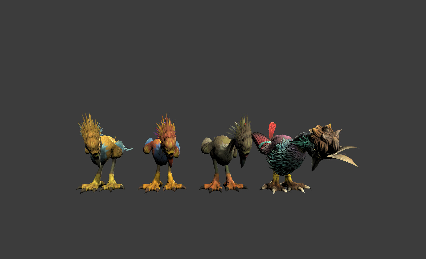 ArtStation - Alien Water Bird Animal | Game Assets