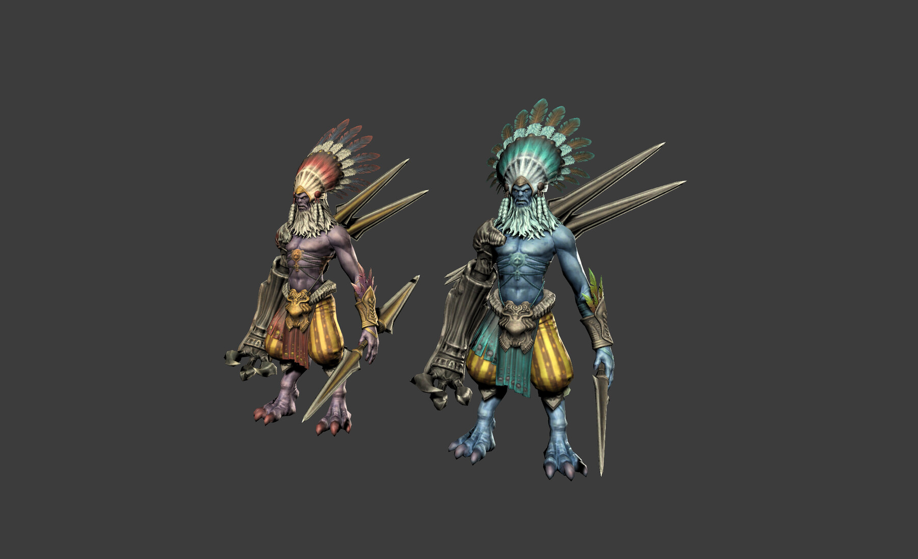 ArtStation - Alien Avatar Chief | Game Assets