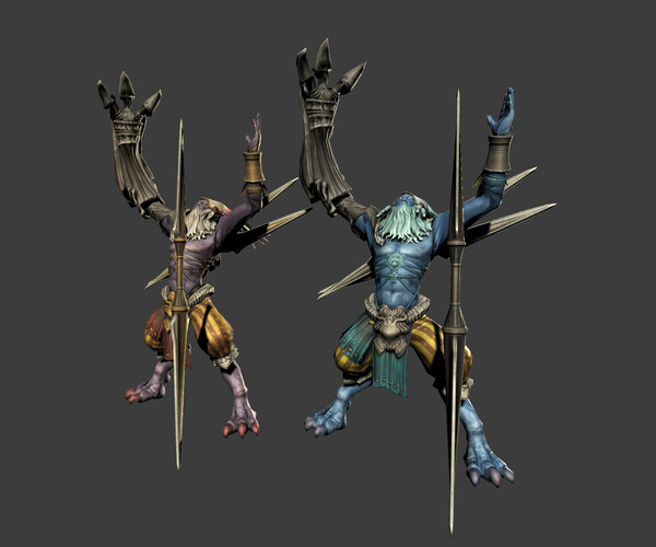 ArtStation - Alien Avatar Chief | Game Assets