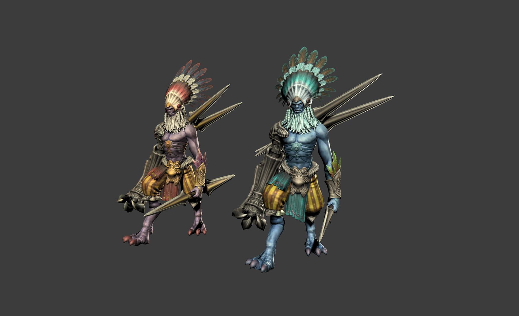 ArtStation - Alien Avatar Chief | Game Assets