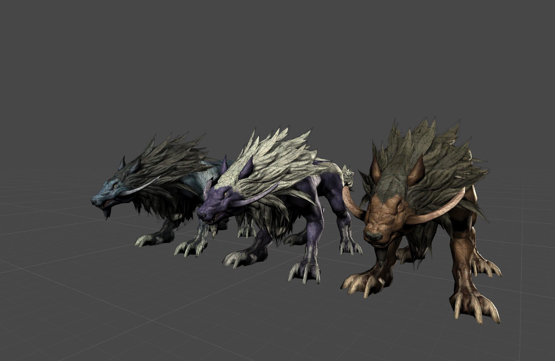 ArtStation - Beast Wolf Mutant | Game Assets