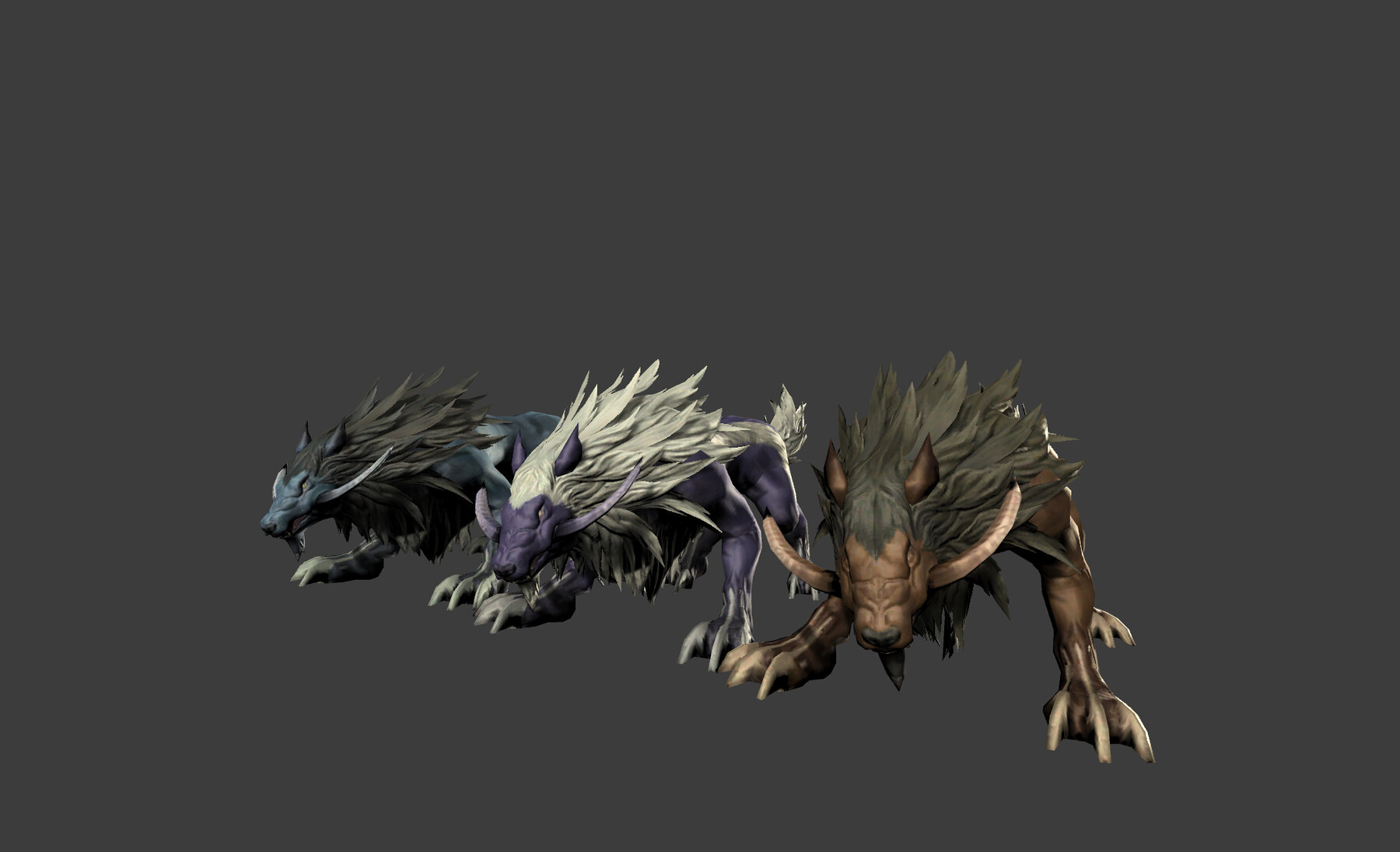ArtStation - Beast Wolf Mutant | Game Assets