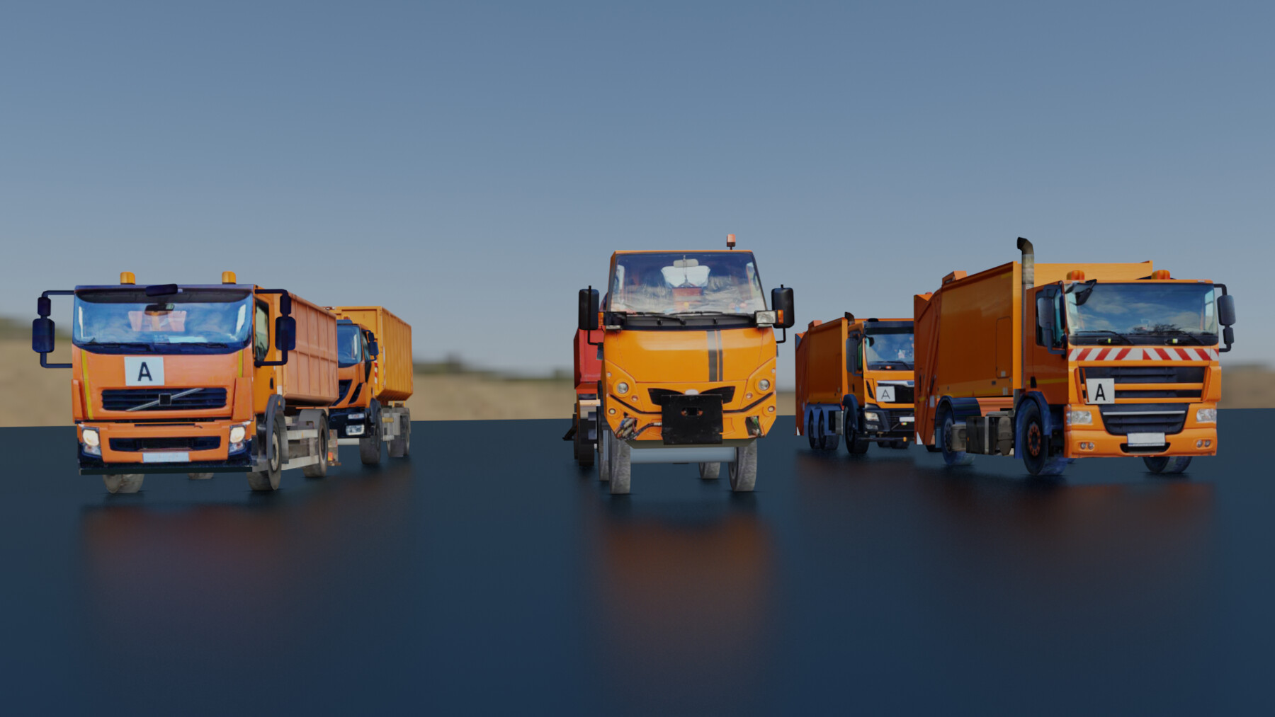 ArtStation - 6 IN 1 VEHICLES LOW POLY GAME READY | Game Assets