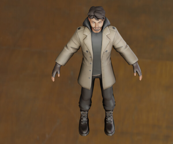 ArtStation - RIGGED HUMAN LOW POLY GAME READY | Resources