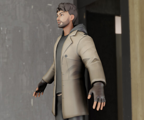 ArtStation - RIGGED HUMAN LOW POLY GAME READY | Resources