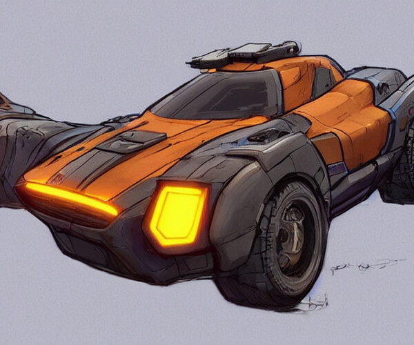 ArtStation - Concept Car Max Rocket 2500 Artwork Mad max and rocket ...