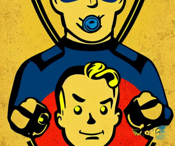 ArtStation - Poster Fallout retro Style 2500 image pack | Artworks