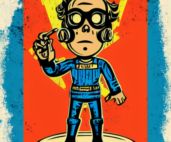 ArtStation - Poster Fallout retro Style 2500 image pack | Artworks