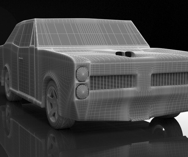 ArtStation - Pontiac GTO | Game Assets