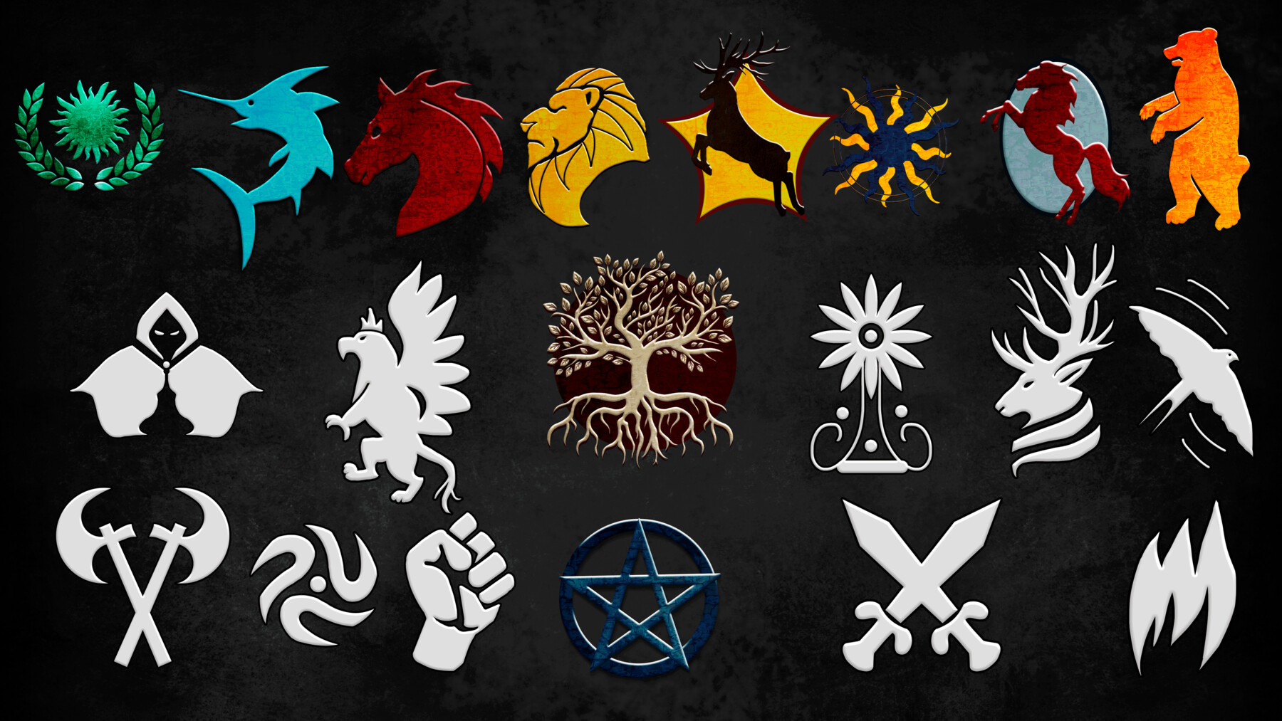 ArtStation - RPG shields | Game Assets