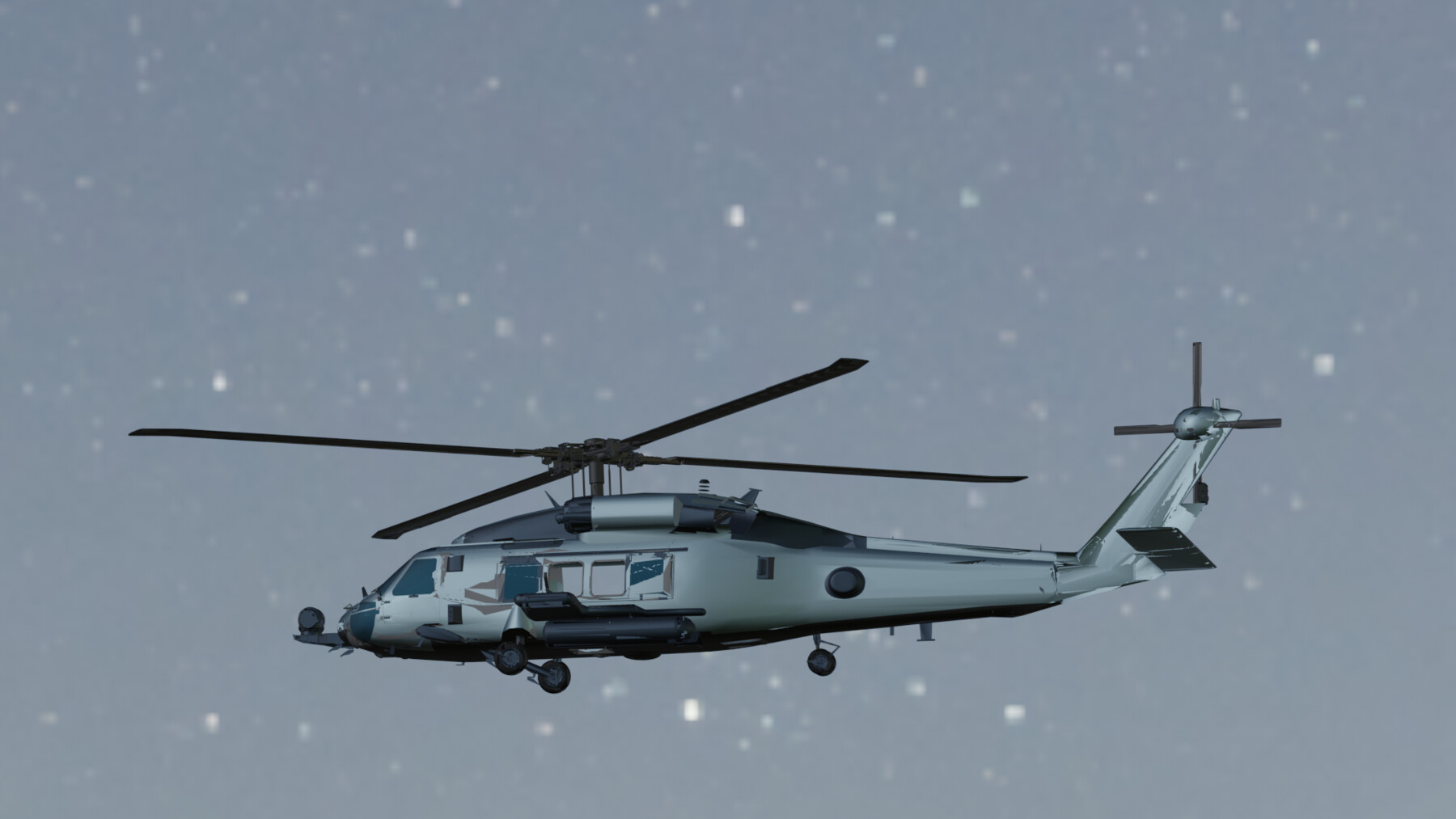ArtStation - ANIMATED SEA HAWK SH-60 GAME READY | Game Assets