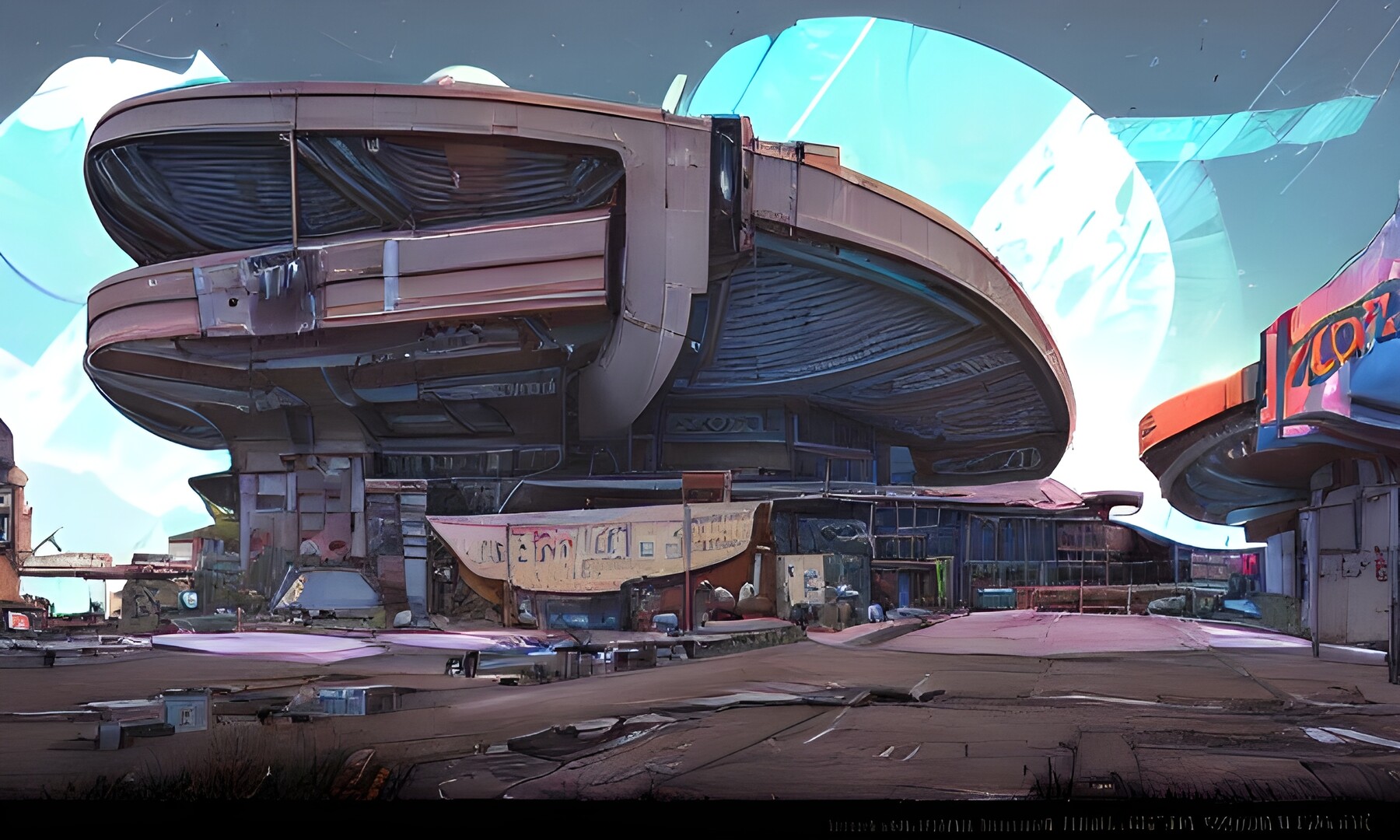 ArtStation - Borderland environment 2000 artwork pack | Artworks