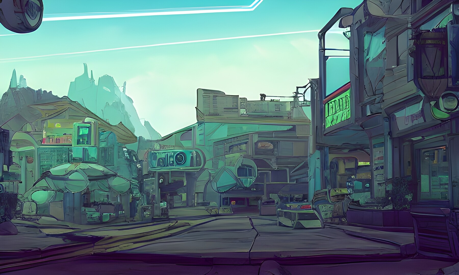 ArtStation - Borderland environment 2000 artwork pack | Artworks