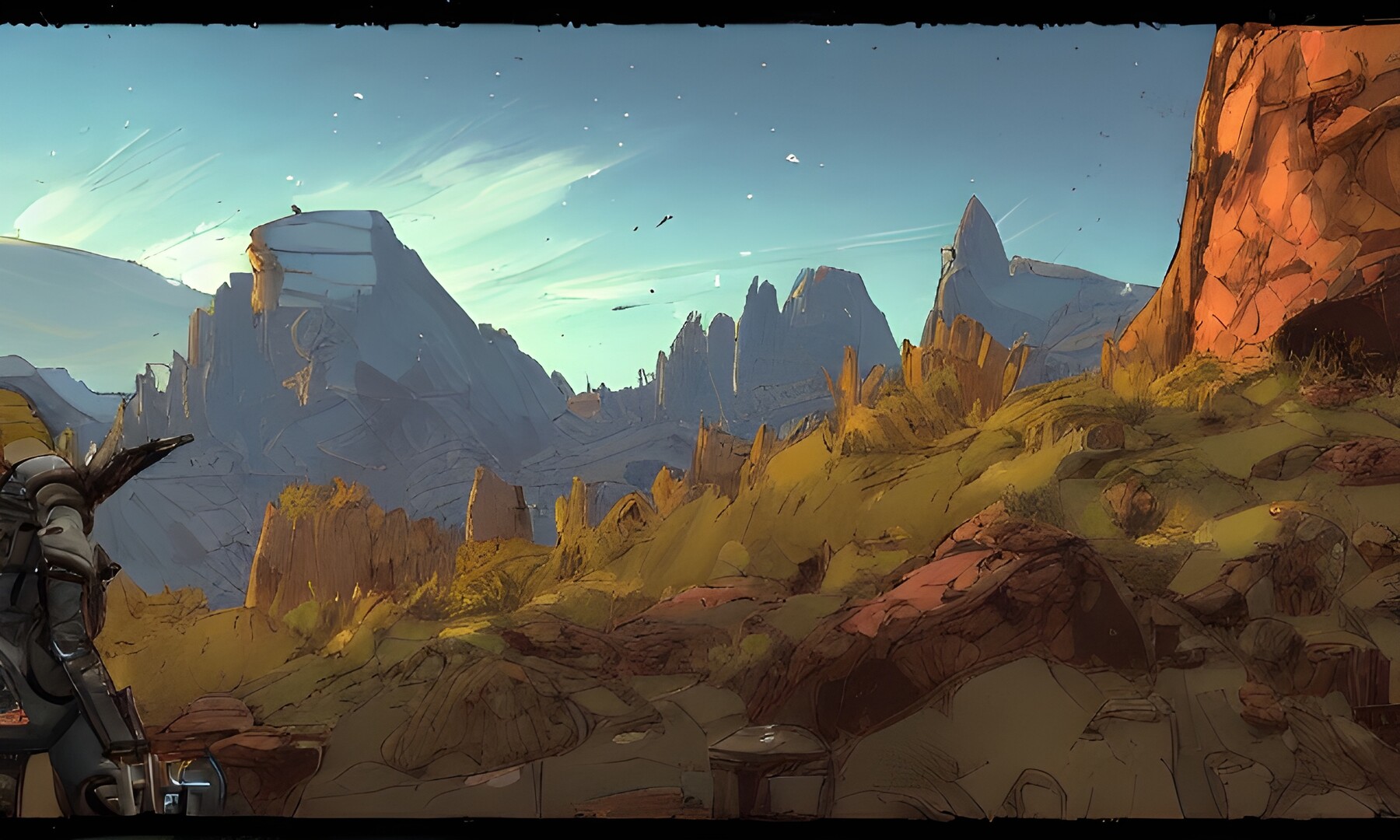 ArtStation - Borderland environment 2000 artwork pack | Artworks