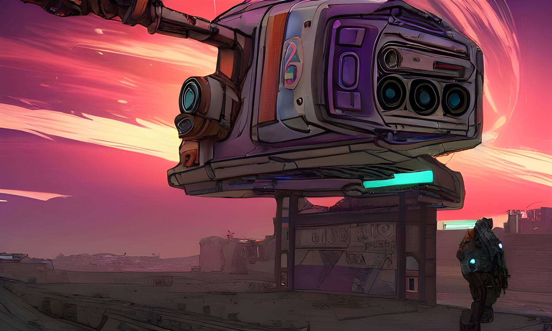 ArtStation - Borderland environment 2000 artwork pack | Artworks